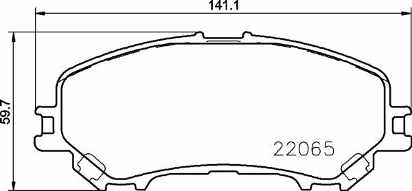 Колодки тормозные дисковые перед Nisshinbo NP2074