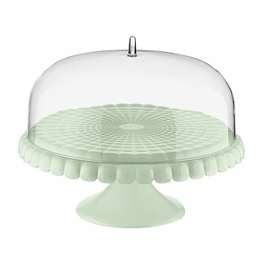 Блюдо для торта с крышкой Tiffany, 30 см, зеленое