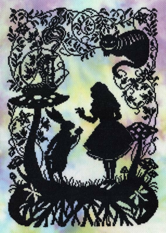 Вышивка Частичная, "Алиса в стране чудес" 14 Aida Bothy Threads (Великобритания) арт. XFT4