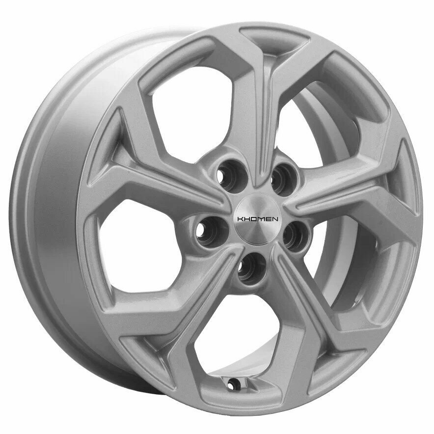 Khomen khw1606 (zv16_focus) r16x6.5 5x108 et50 cb63.35 f_silver