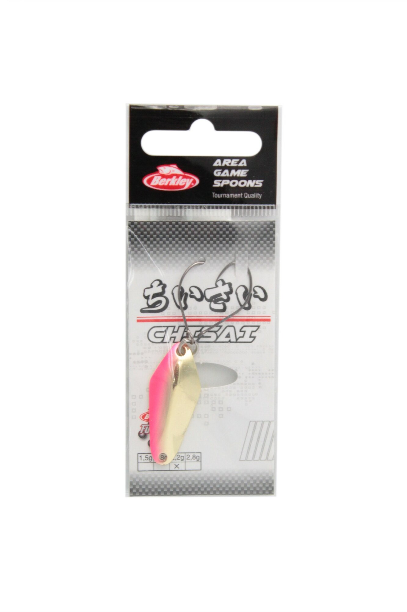 Berkley AGS Chisai 2,2 г Edge Stripe Gold/Fuschia/Gold блесна для щуки и окуня