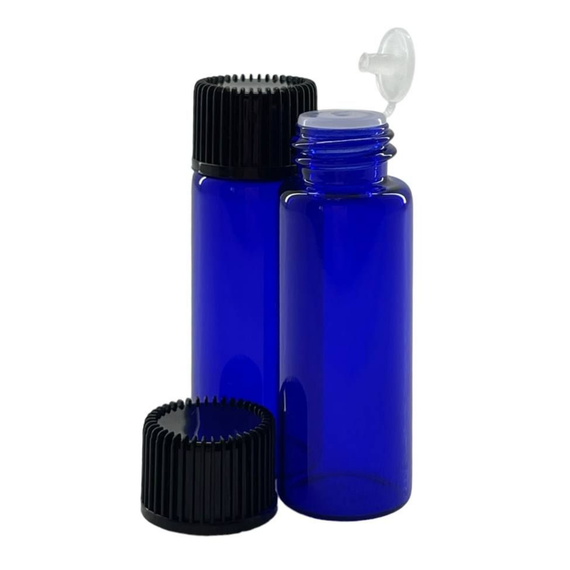 Набор пробников для эфирных масел, флакон 5 мл, 15 штук, синее стекло