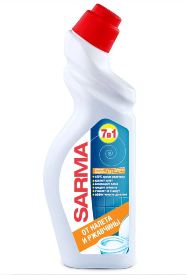 Чистящее средство SARMA Антиржавчина, гель, без хлора, 750 мл