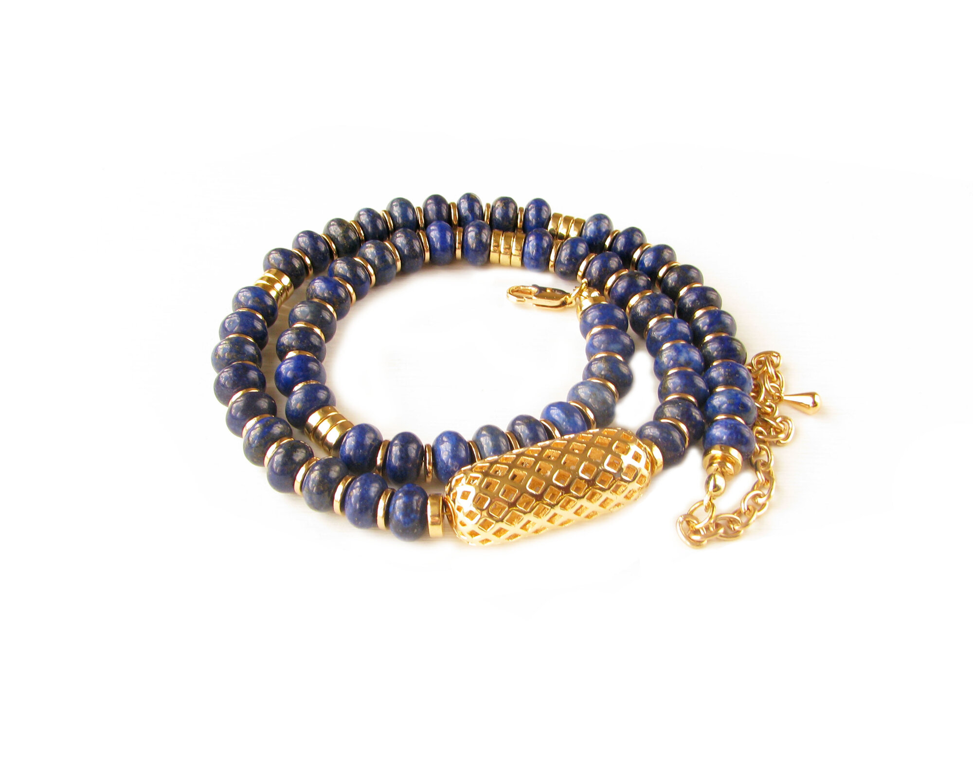 Колье, лазурит