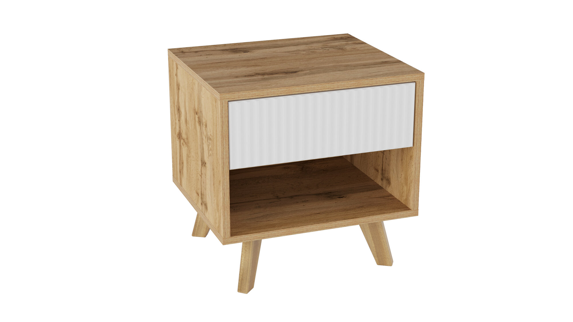 Тумба "Хагги" (ЛДСП дуб вотан/белый)