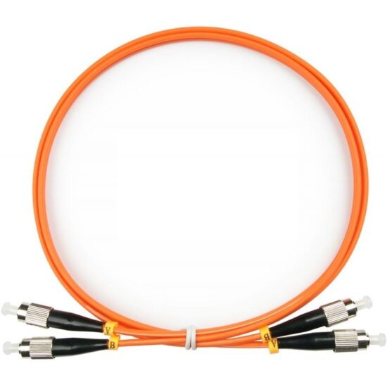 Патч-корд оптический Toplan , дуплексный, FC/PC-FC/PC, MM 50/125 (OM2), 1,5 м, LSZH