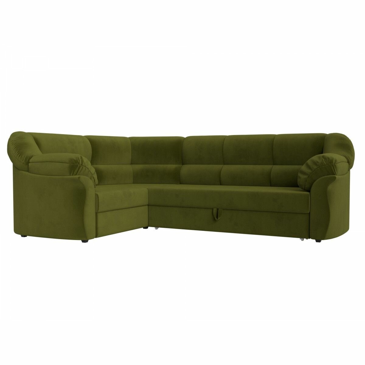 Диван угловой Карнелла левый угол, Микровельвет, Модель 105891L