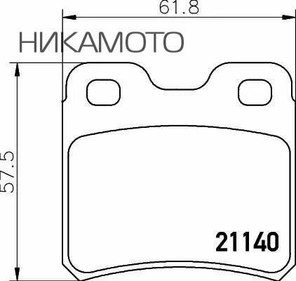 MINTEX MDB1385 Колодки тормозные дисковые задн. ASTRA Schr? gheck (TR) ASTRA Hatchback (TR) ASTRA Stufenheck (TR) AS