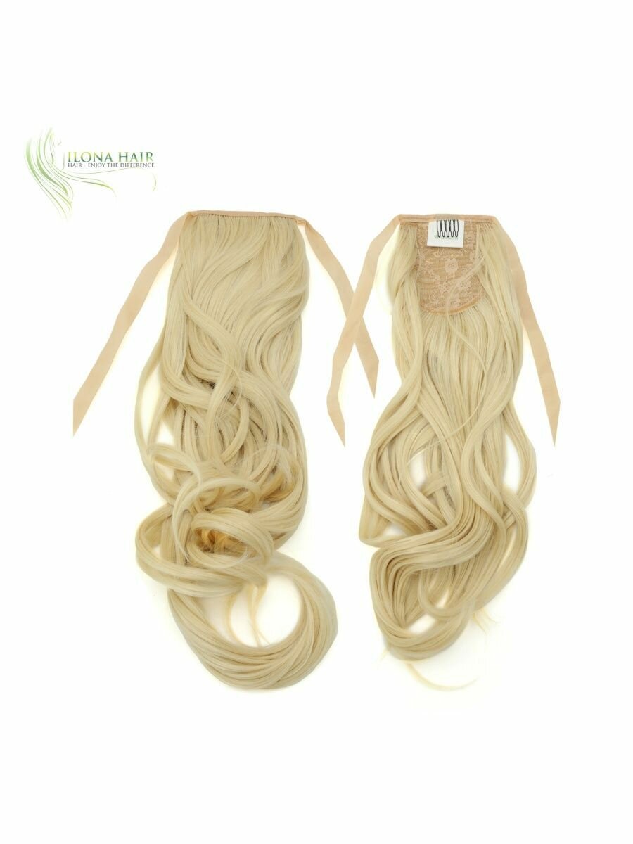 ILONA HAIR Шиньон хвост волнистый из термоволос 42 см.