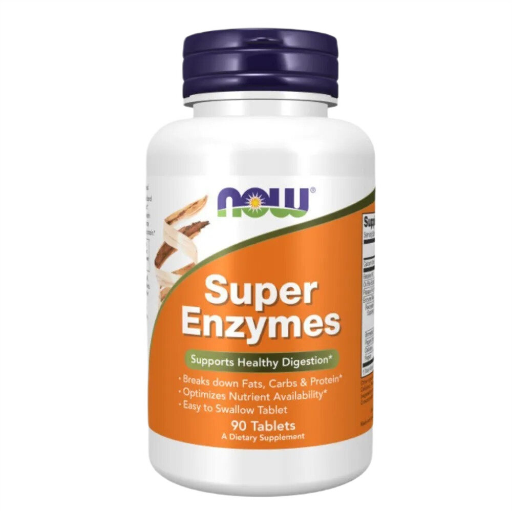 Now SUPER ENZYMES супер энзимы 90 таблеток