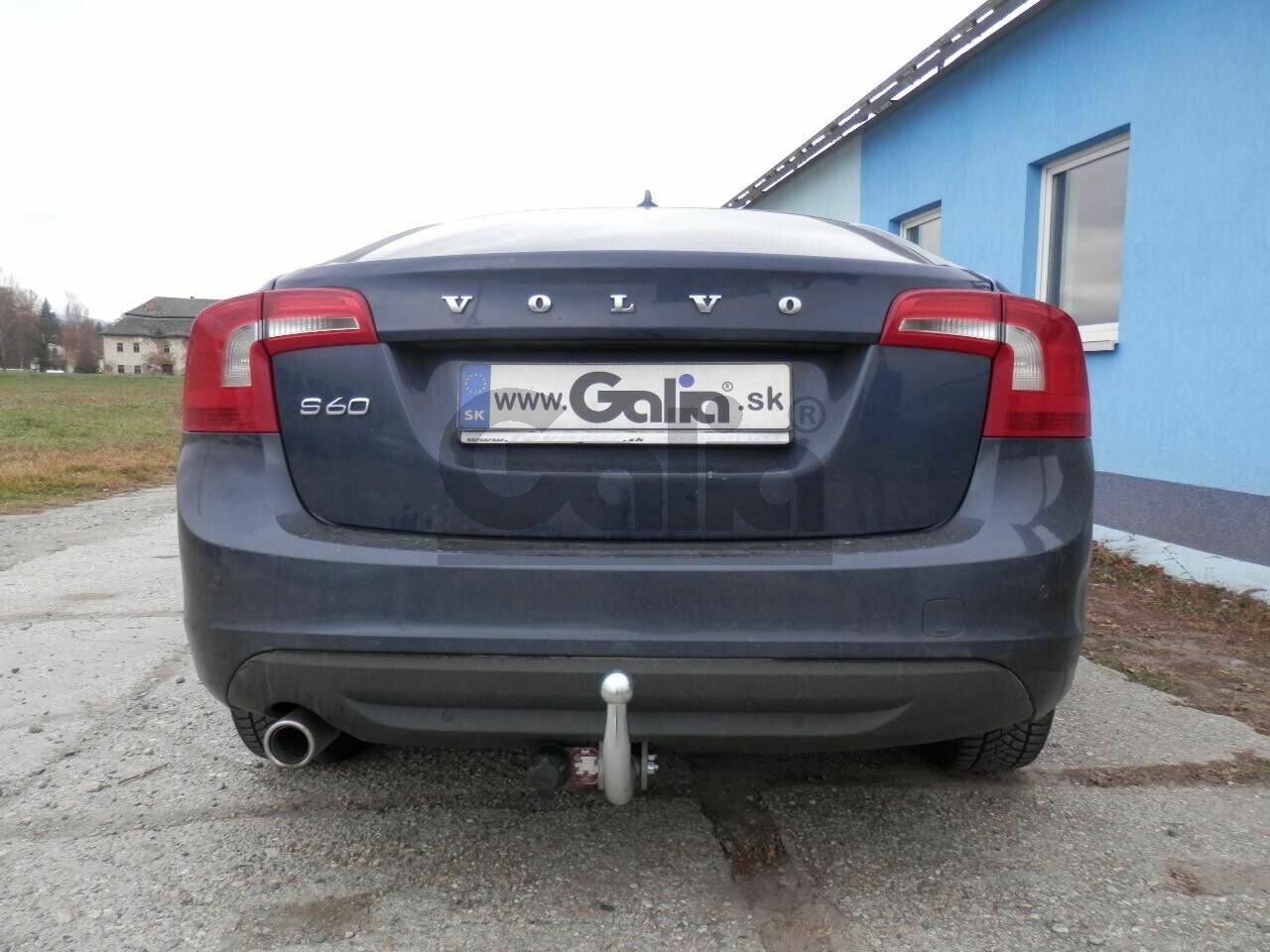 Оцинкованный фаркоп на Volvo S60 2010-2019, Volvo V60 2010-2019 (без электрики), Galia V0706C