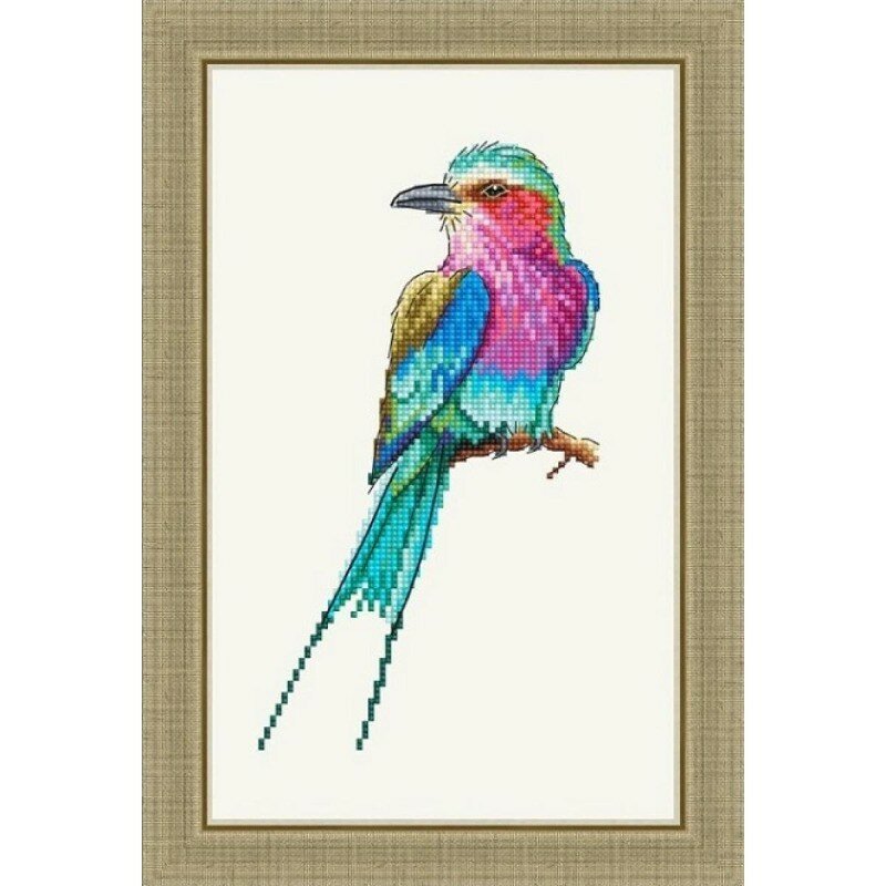 Набор для вышивания Сделано с любовью #Ж-074 Бенгальская ракша, Счетный крест, 12 х 22 см