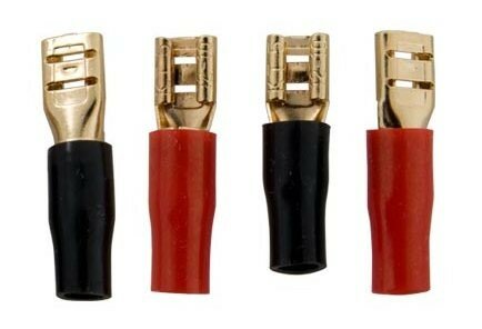 Клемма обжимная акустическая MYSTERY 10GA Speaker terminal (2 черные + 2 красные)