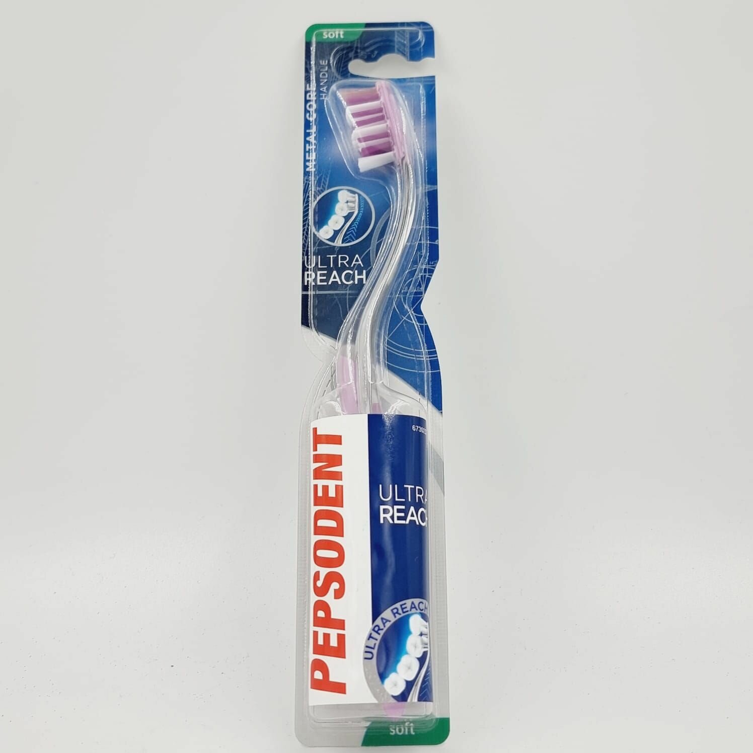 Зубная щетка Pepsodent Ultra Reach Soft (розовая) 1 шт (из Финляндии)