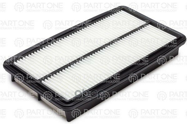Фильтр воздушный ACURA MDX 3.7i V6 07>, HONDA ODYSSEY 3.5i V6 05>, PILOT 3.5i V6 24V 08>, 304x176x42 PART-ONE арт. 1AF215