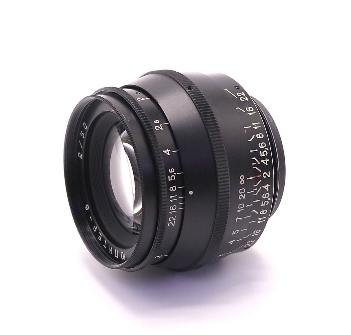 Мануальный объектив черный Юпитер-8 2/50 (СССР)