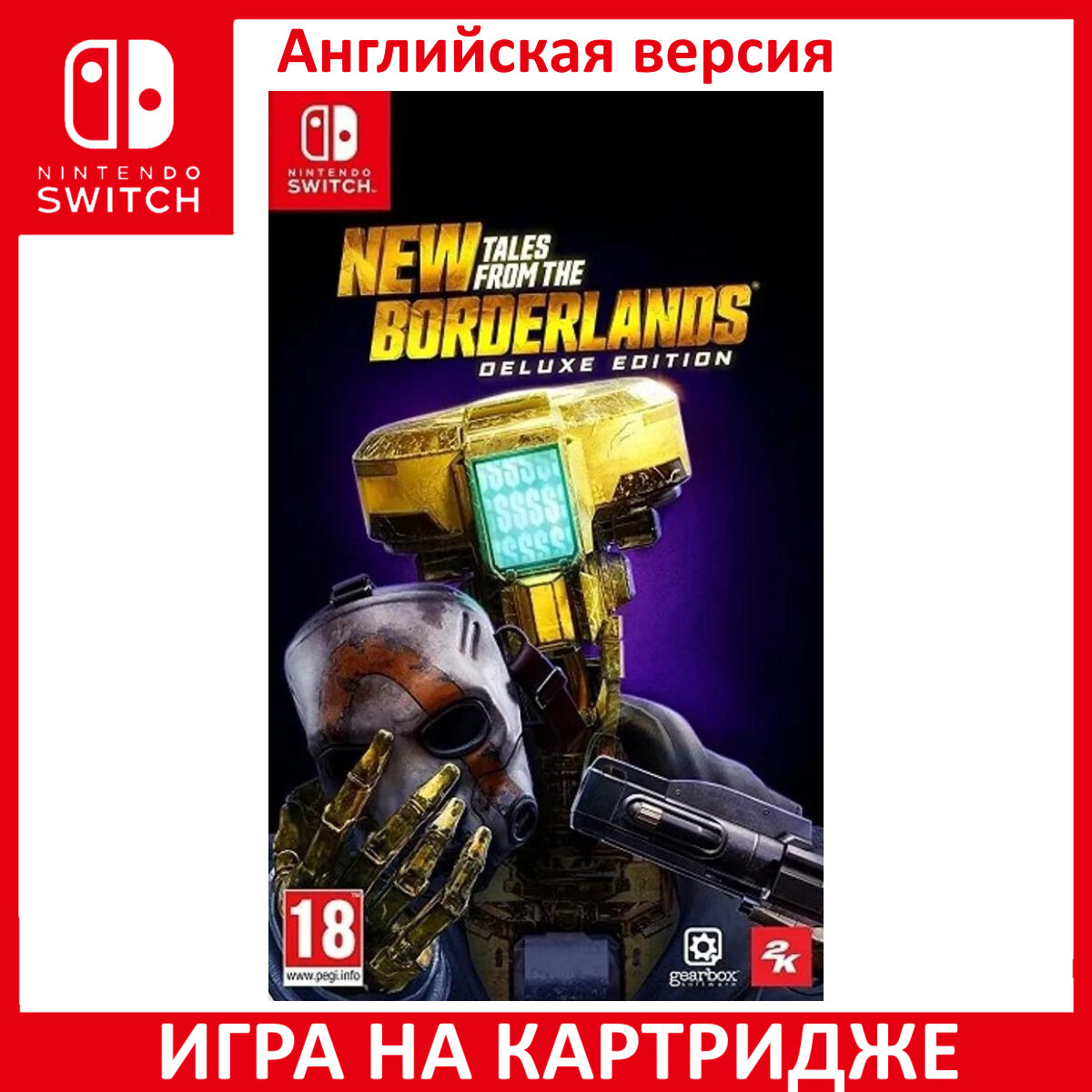 Игра New Tales from the Borderlands - Deluxe Edition Switch Английский язык Картридж на Nintendo Switch