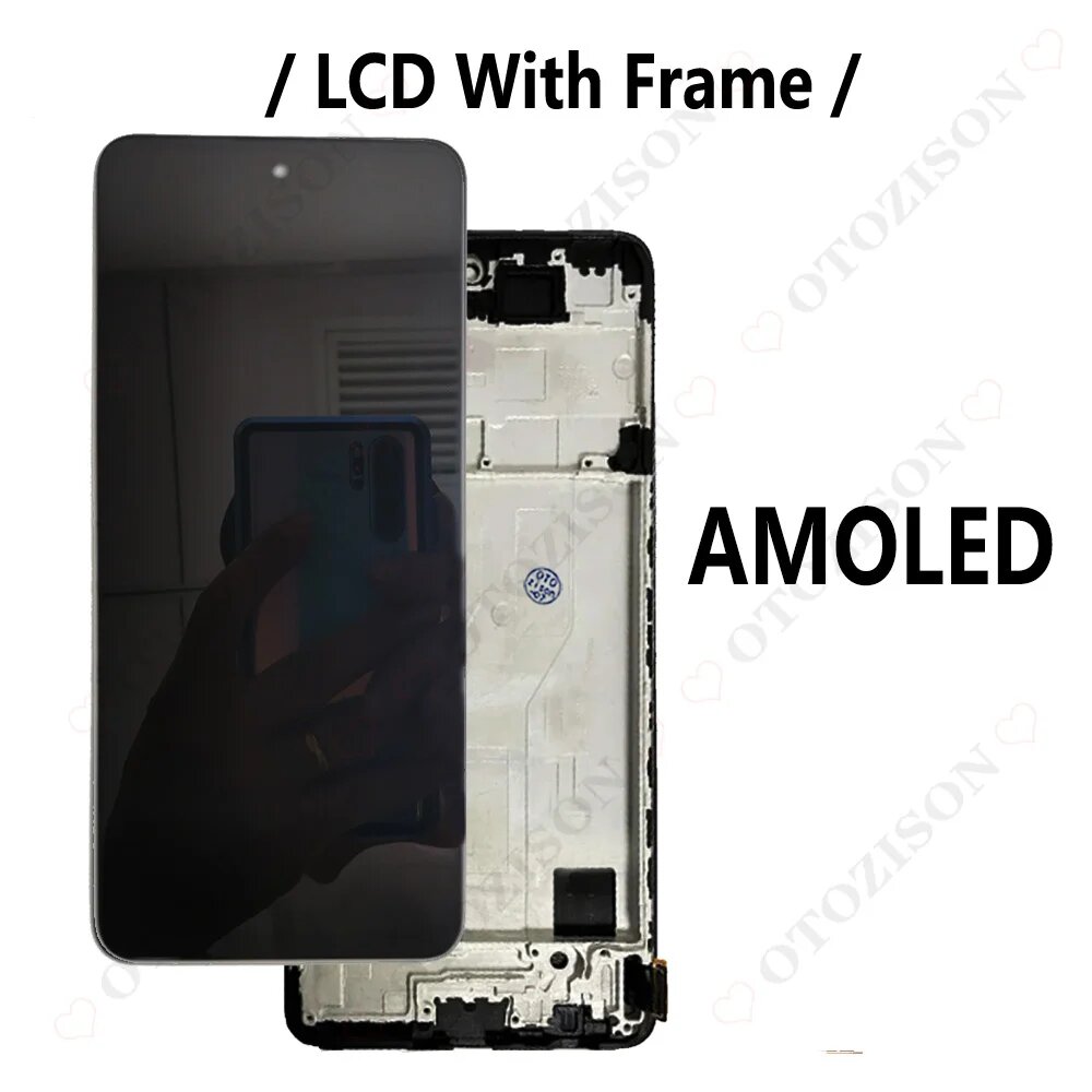 ЖК-дисплей AMOLED для Xiaomi Redmi Note 10 Pro 4G LCD Display M2101K6G M2101K6R With Frame -AMOLED