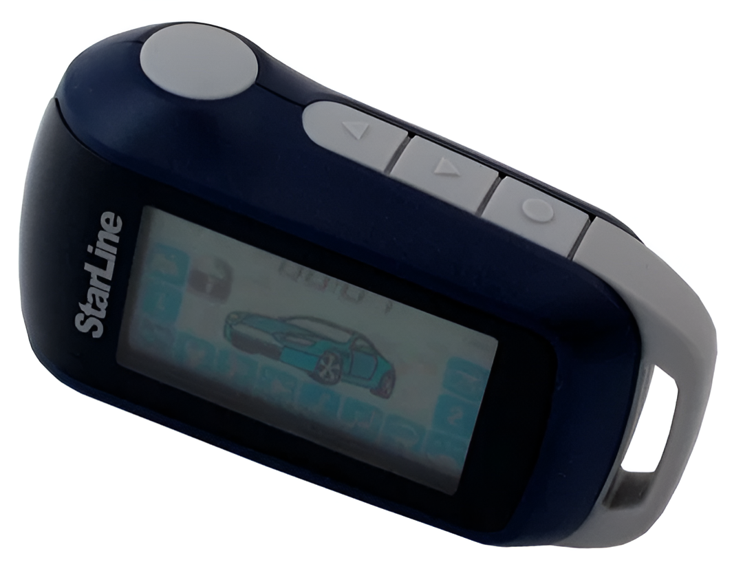 Брелок для автосигнализации StarLine A92, ЖК-дисплей, подсветка, синий, пластик