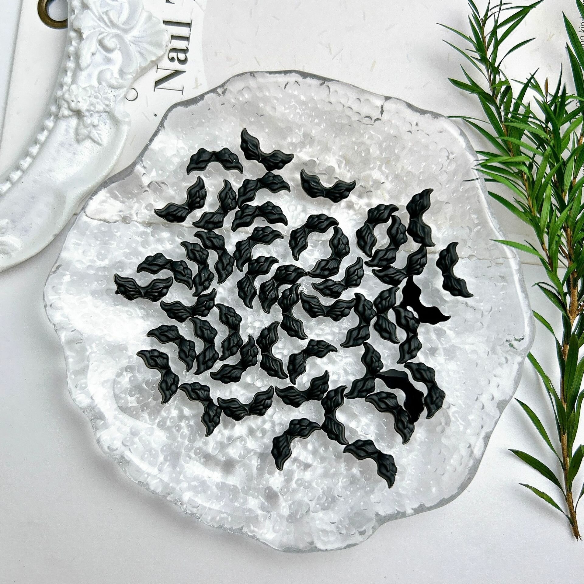 Набор для ногтей Sweet Cool Style, крылья M5496, черный