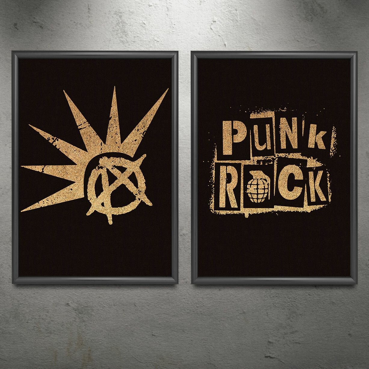 Постер Punk rock. Ирокез. Плакат Панк рок