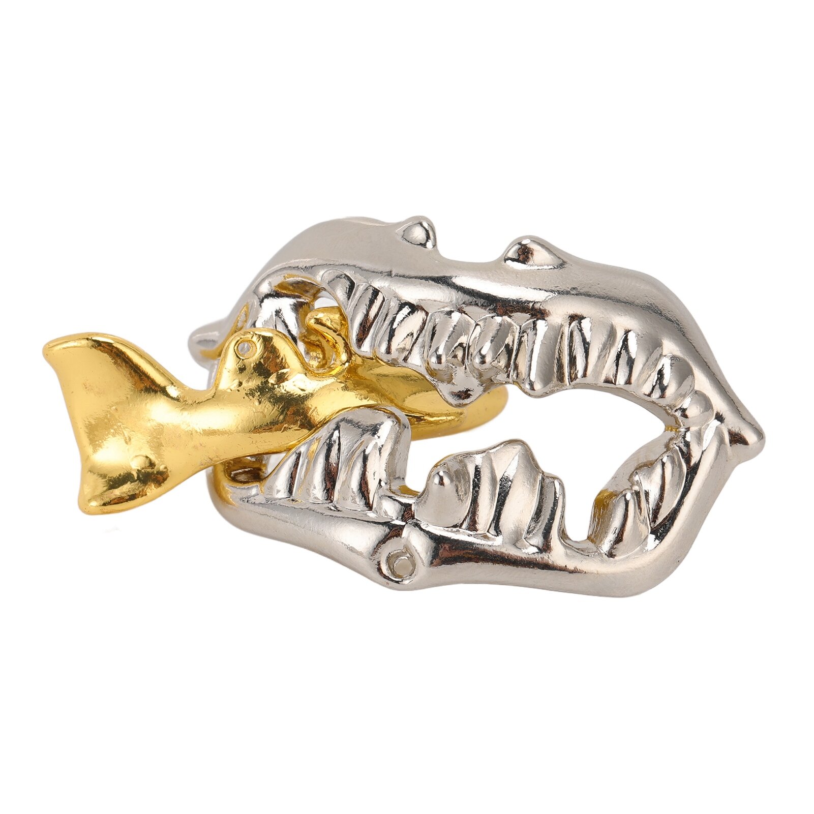 Головоломки из сплава, развивающие мышление взрослых, головоломка с застежкой-замком, игрушка-загадка, игра на разблокировку, волшебный рот, рыба