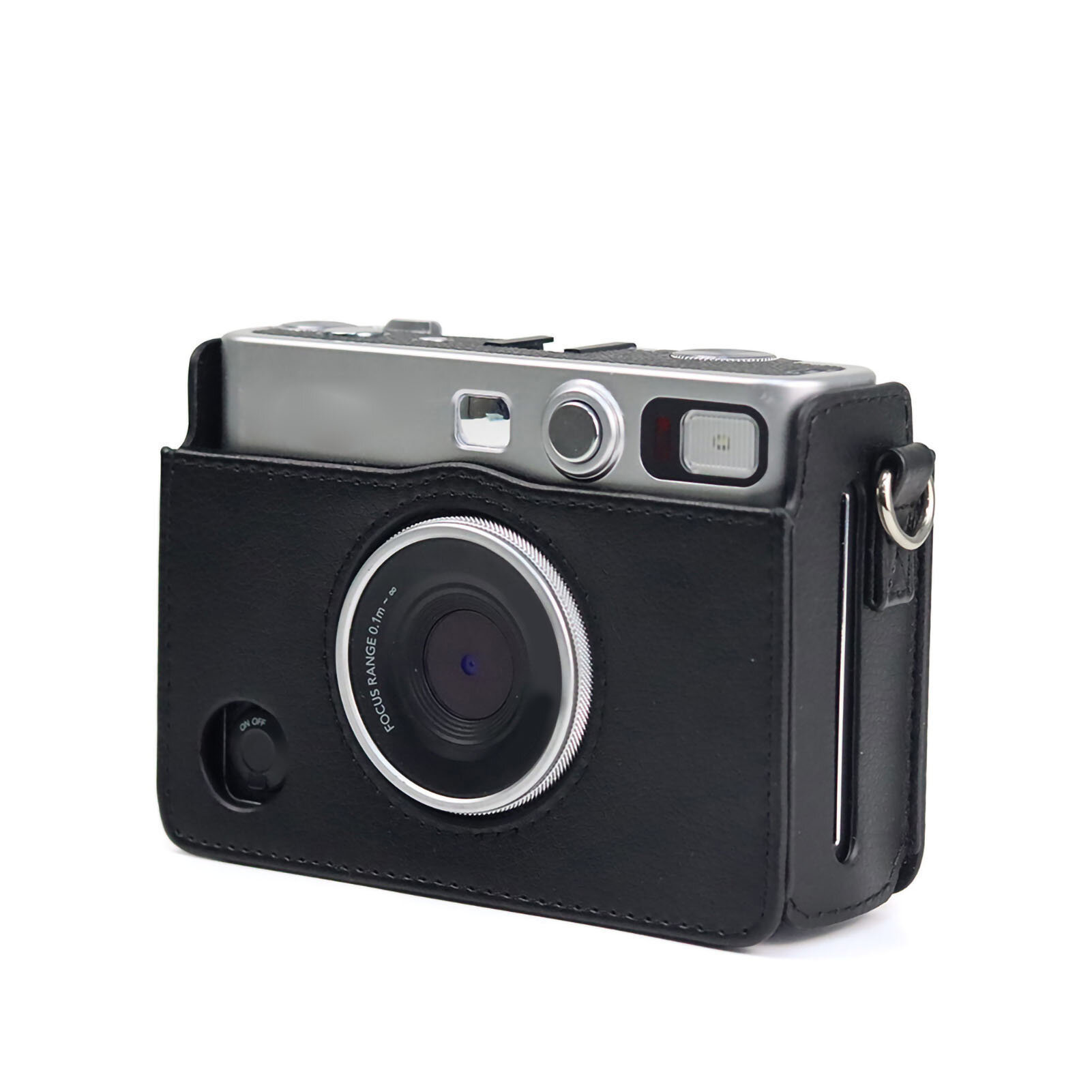 Retro PU кожаная сумка с камерой цифровой камера Фотография Кожаная корпус для Instax Mini Black