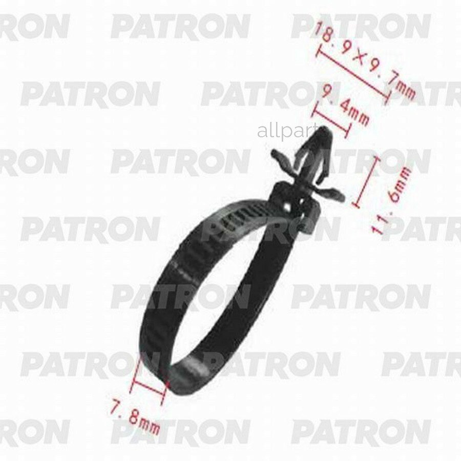 PATRON P370028 Клипса пластмассовая Acura, Honda, Mazda применяемость: хомут, эл. прово PATRON P370028