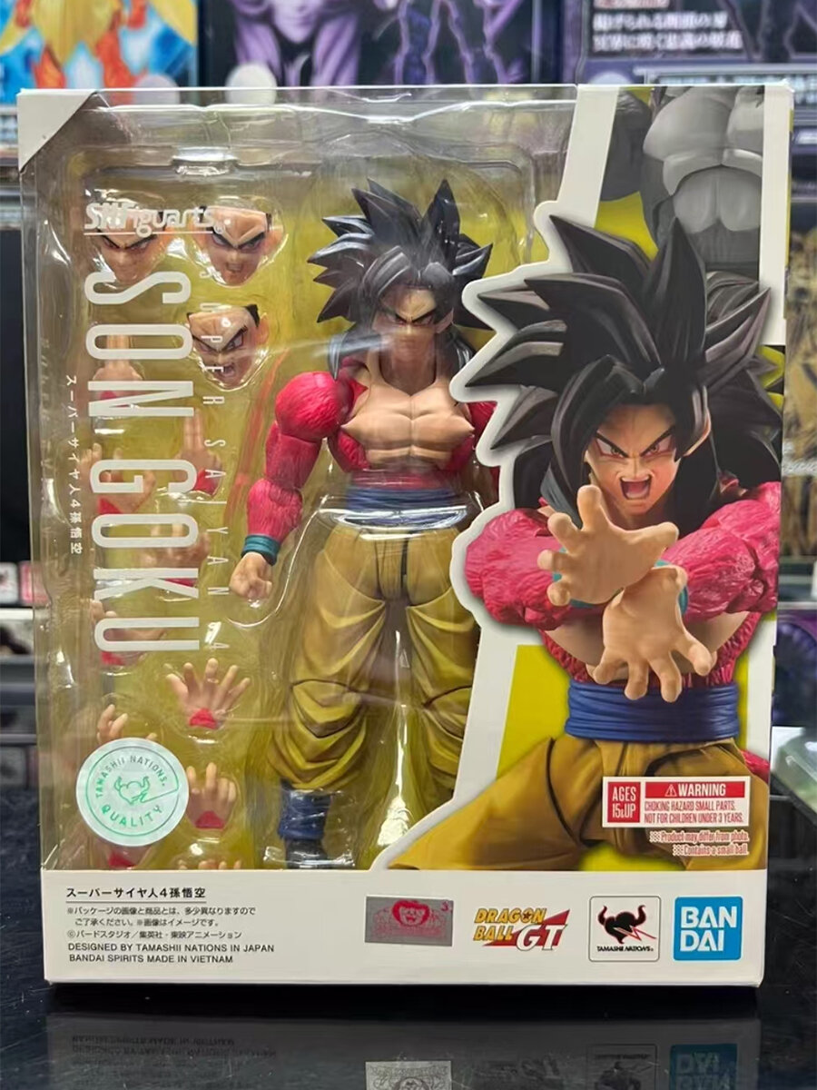 Экшн Фигурка Bandai S.H.FIGUARTS Dragon Ball GT - Сон Гоку Супер Сайян 4