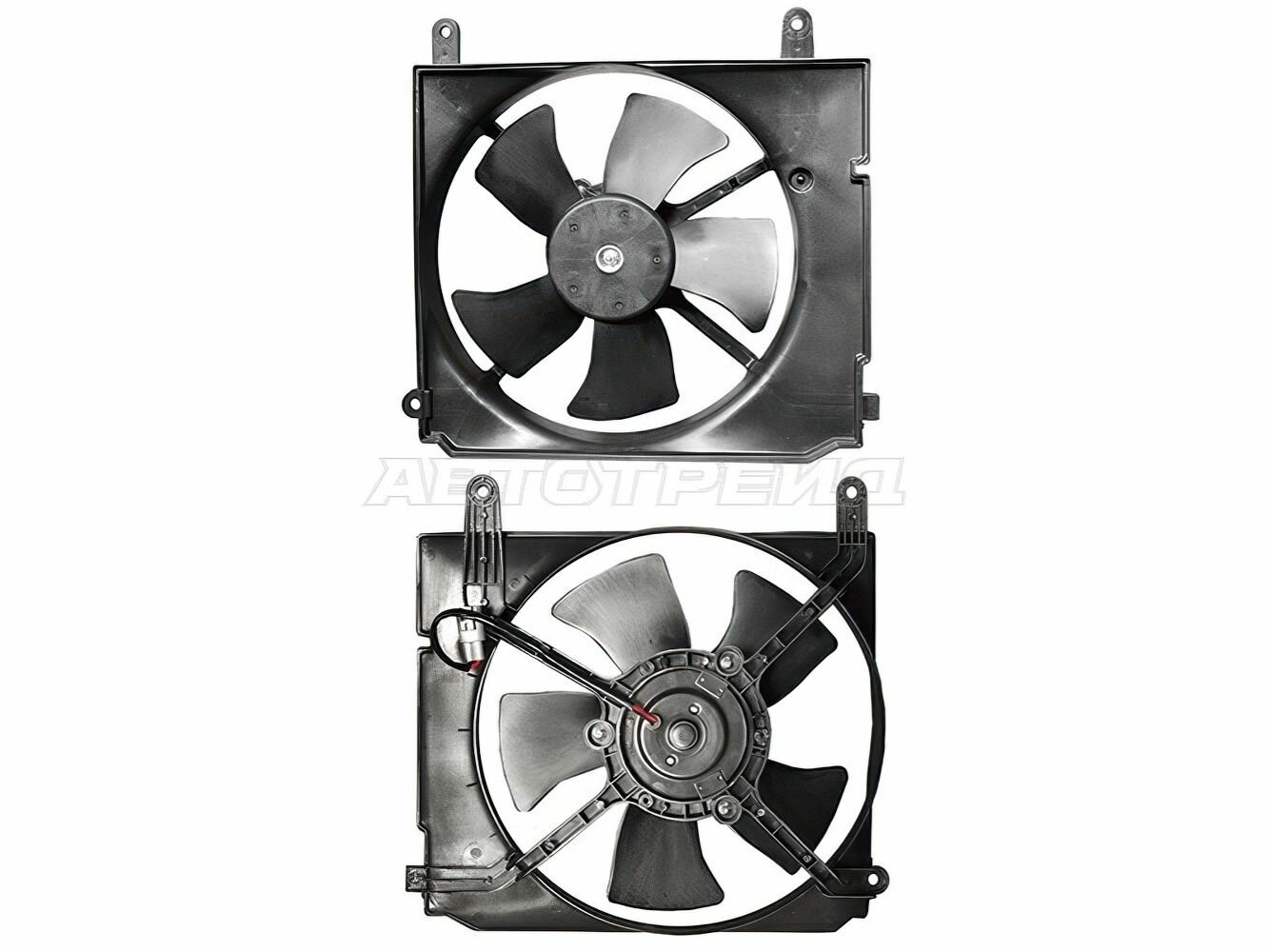 Диффузор радиатора в сборе для Шевроле Ланос, Заз T арт STCVD1201A0 SAT