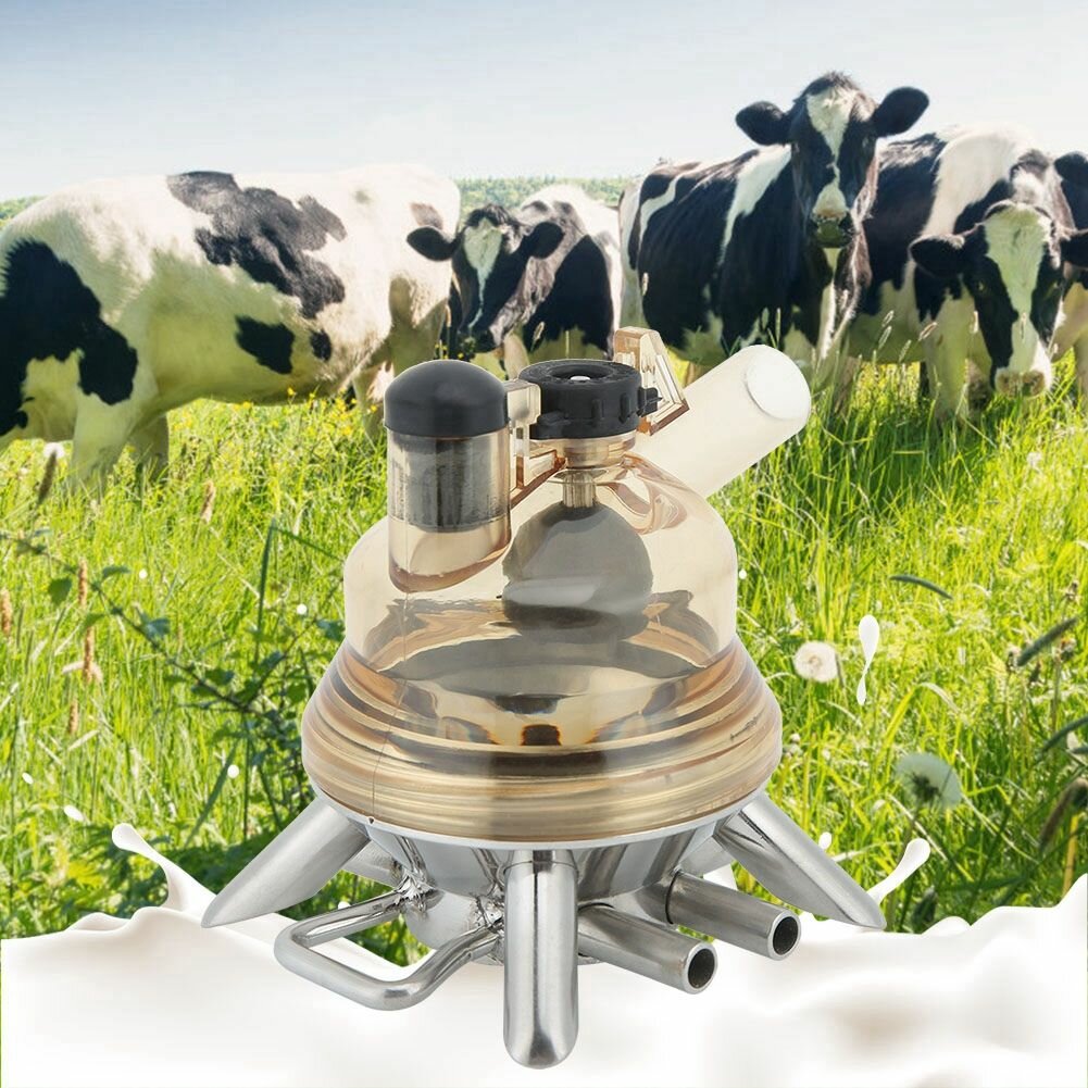 160cc Корова Овца Деталь Milking Claw с Молокоотборником на Нержавеющей Стальной Основе, износостойкий PC, Для Овец и Крупного Рогатого Скота