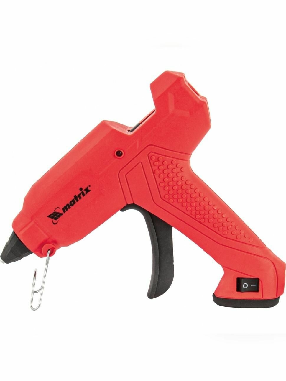 Клеевой пистолет, 11 мм, 40 (100) Вт, 18 г/мин, выключатель и индикатор напряжения Matrix 93007