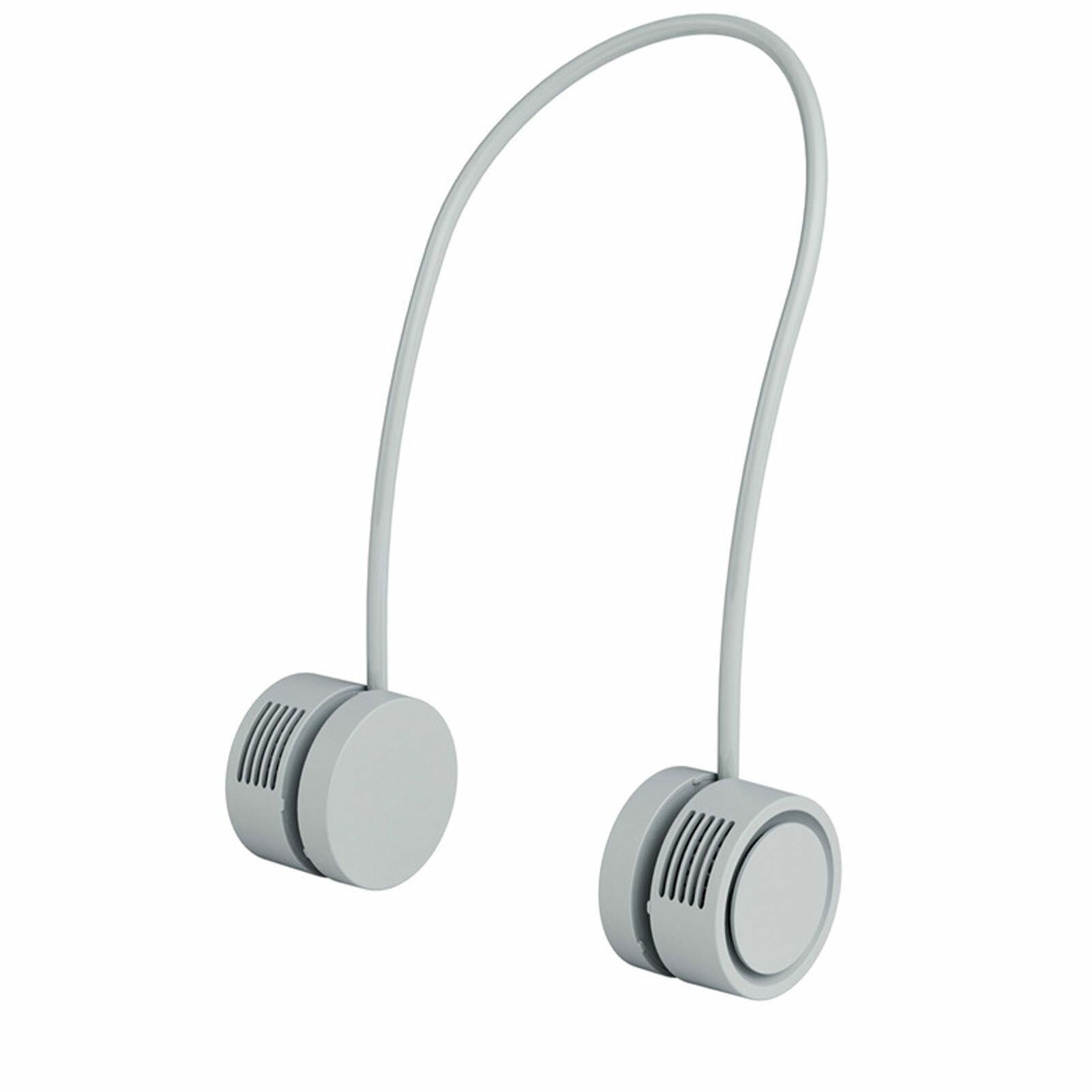 Портативный шейный вентилятор с мини-зарядкой через USB, безлопастной подвесной шейный вентилятор с функцией ароматерапии для улицы, светло-зеленый