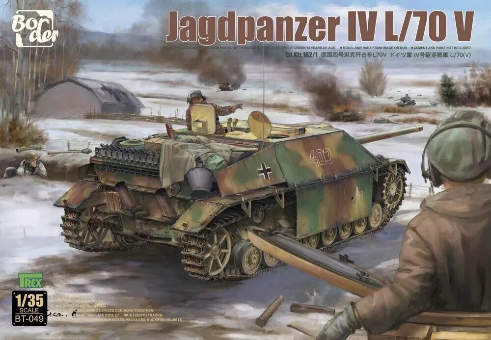 Border BT-049 Граничный бт -049 1/35 Jagdpanzer IV L/70 V модельный комплектКрасивые продукты