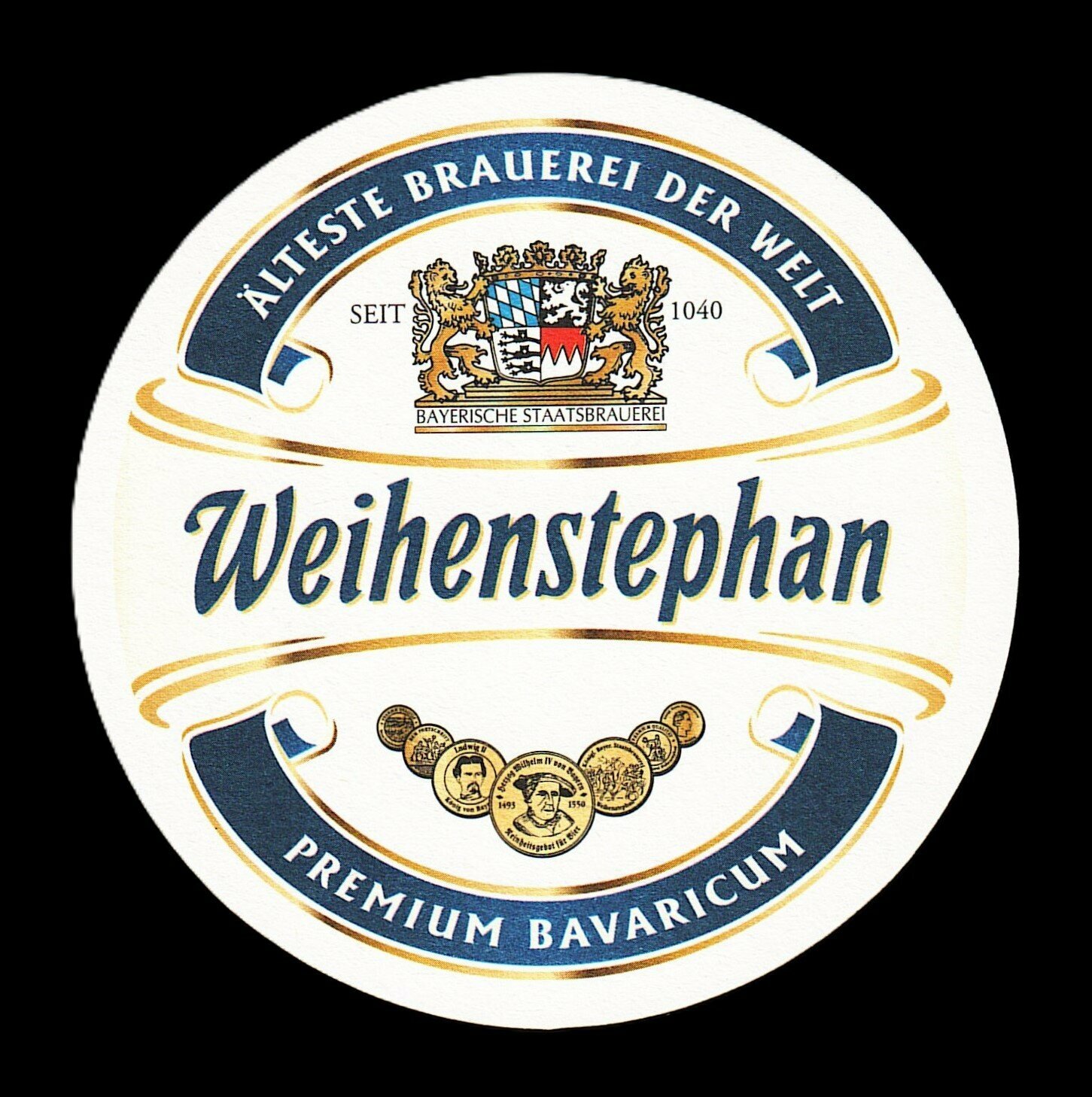 Бирдекель (костер) Германия Weihenstephan (подставка под пивной бокал)