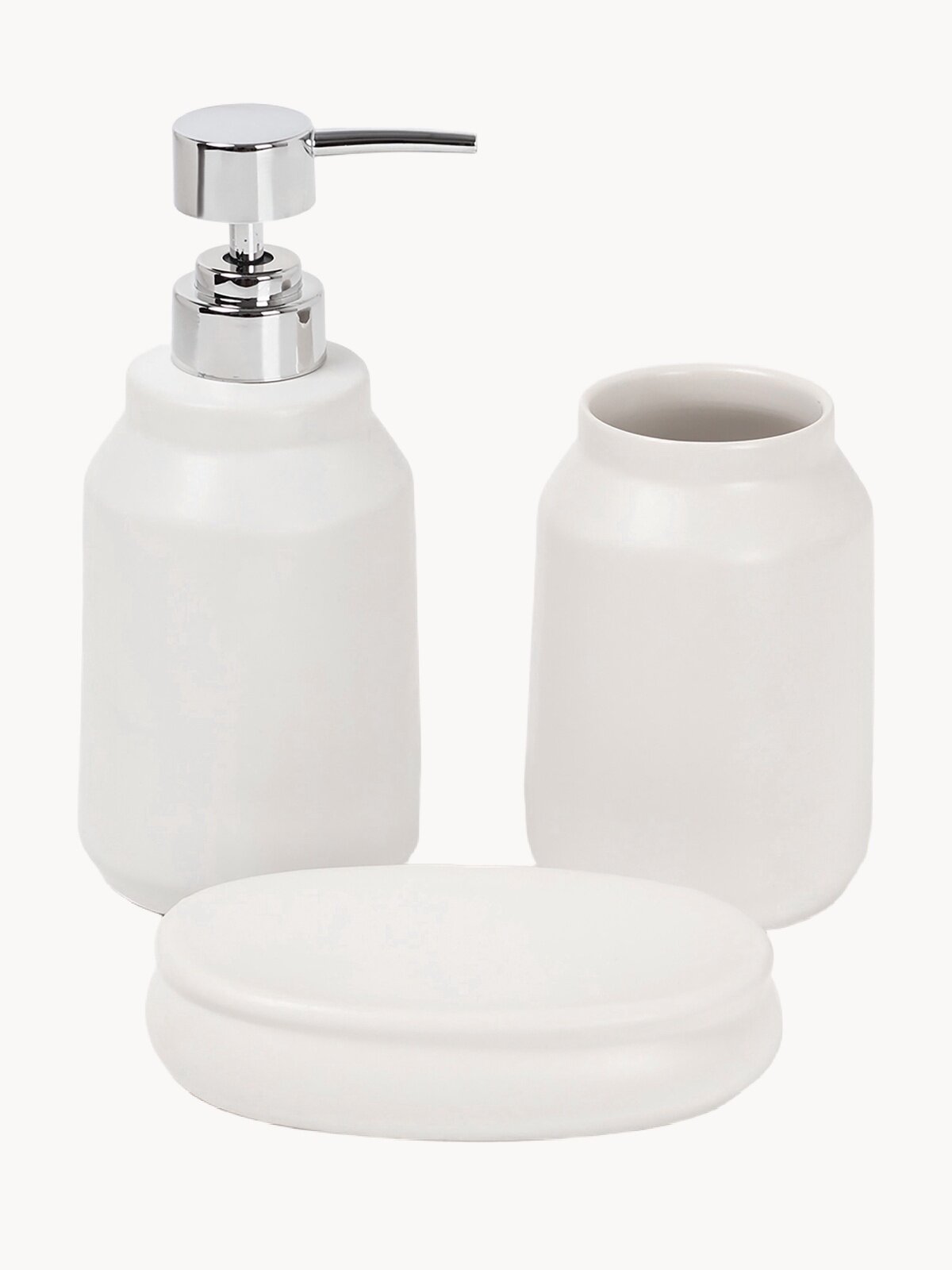 Набор аксессуаров для ванной комнаты 3 предмета SAVANNA «Глянец», 3 предмета