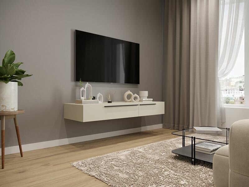 Тумба под ТВ "Лорена Пакс 3" 150х20х52 Кашемир