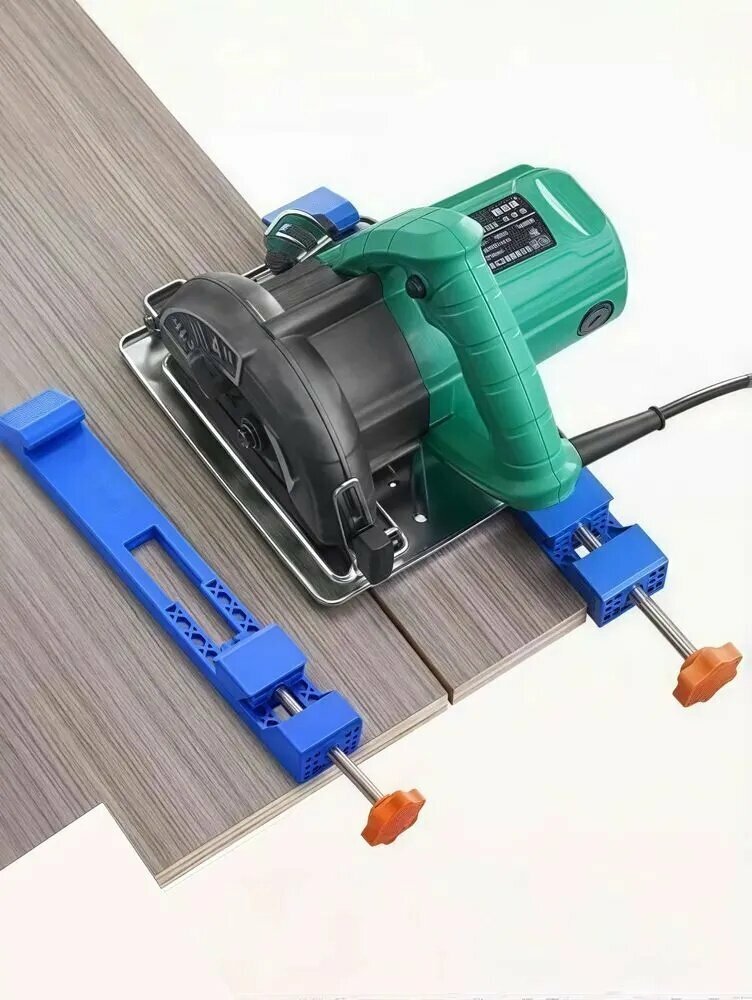 Регулируемая направляющая для циркулярной пилы с зажимом (145-208 мм) Прецизионная резка + Быстрая фиксация!