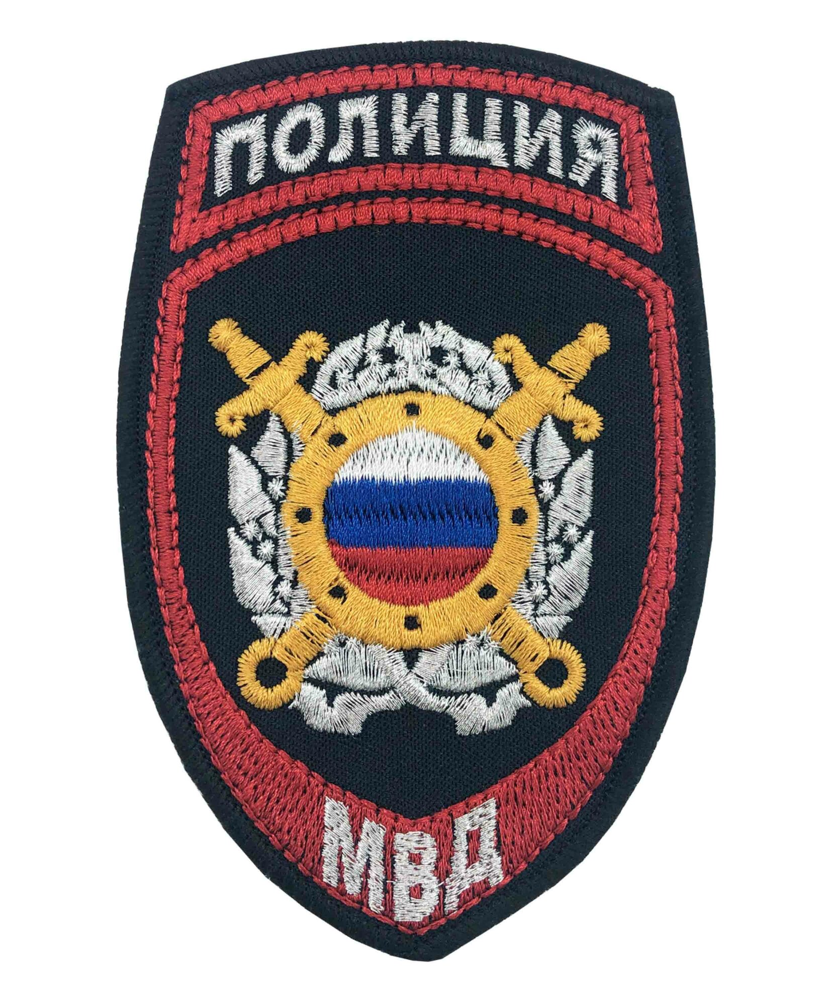 Шеврон вышитый полиции щит