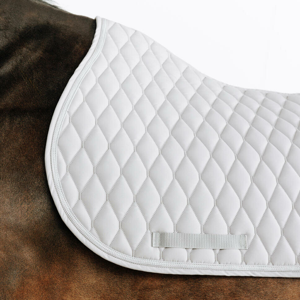 Decathlon Вальтрап Fouganza 500 с кристаллами, цвет серый