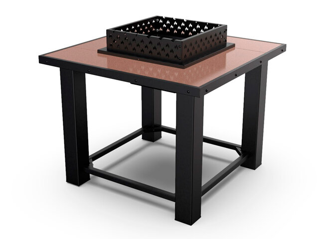 Уличный очаг GRILLUX FireTable, 80х80 см
