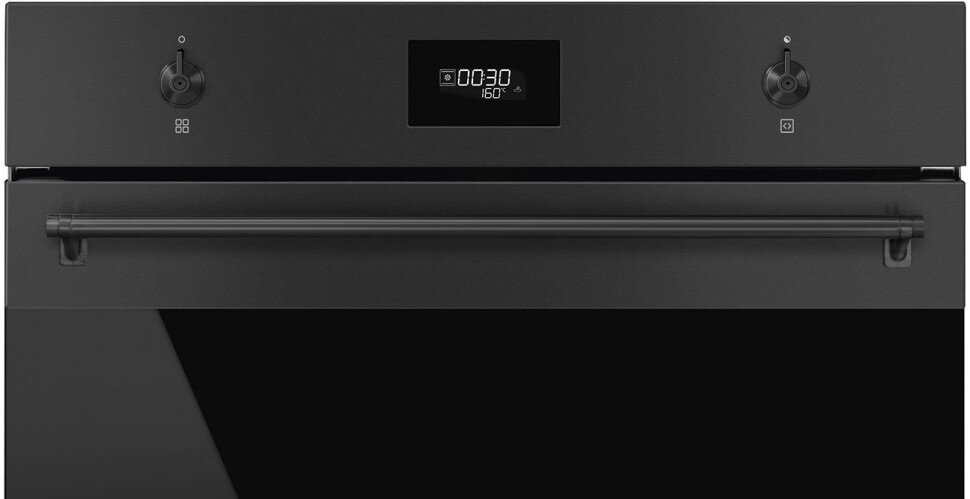 Духовой шкаф Smeg SF6301TN 60x59,2x57,1 см, 70 литров, 10 режимов, черный, сенсорный дисплей — фото 1