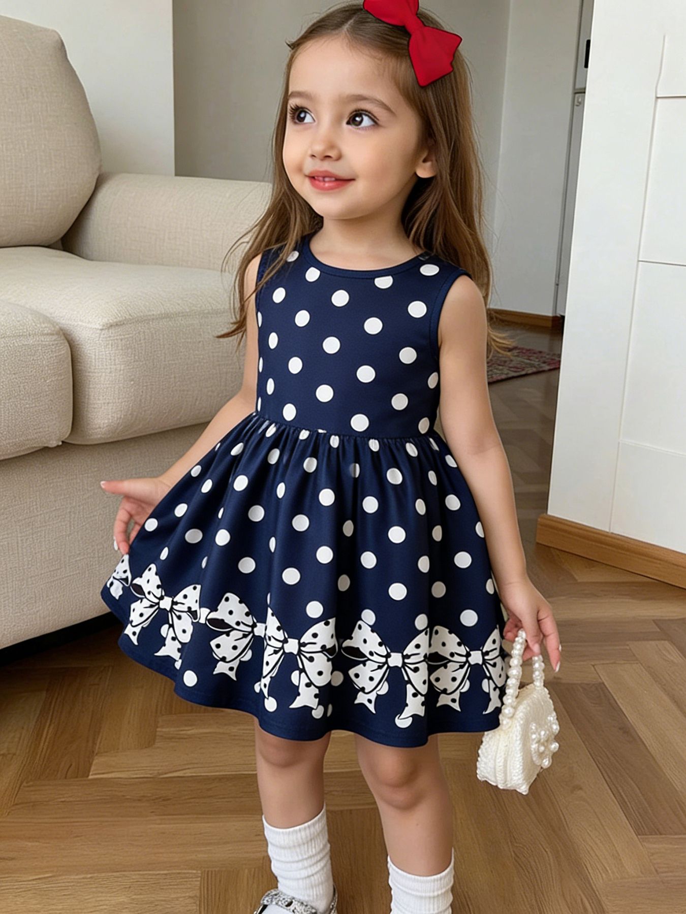 Платье ROMIKY Базовая коллекция, размер 4Y, navy blue