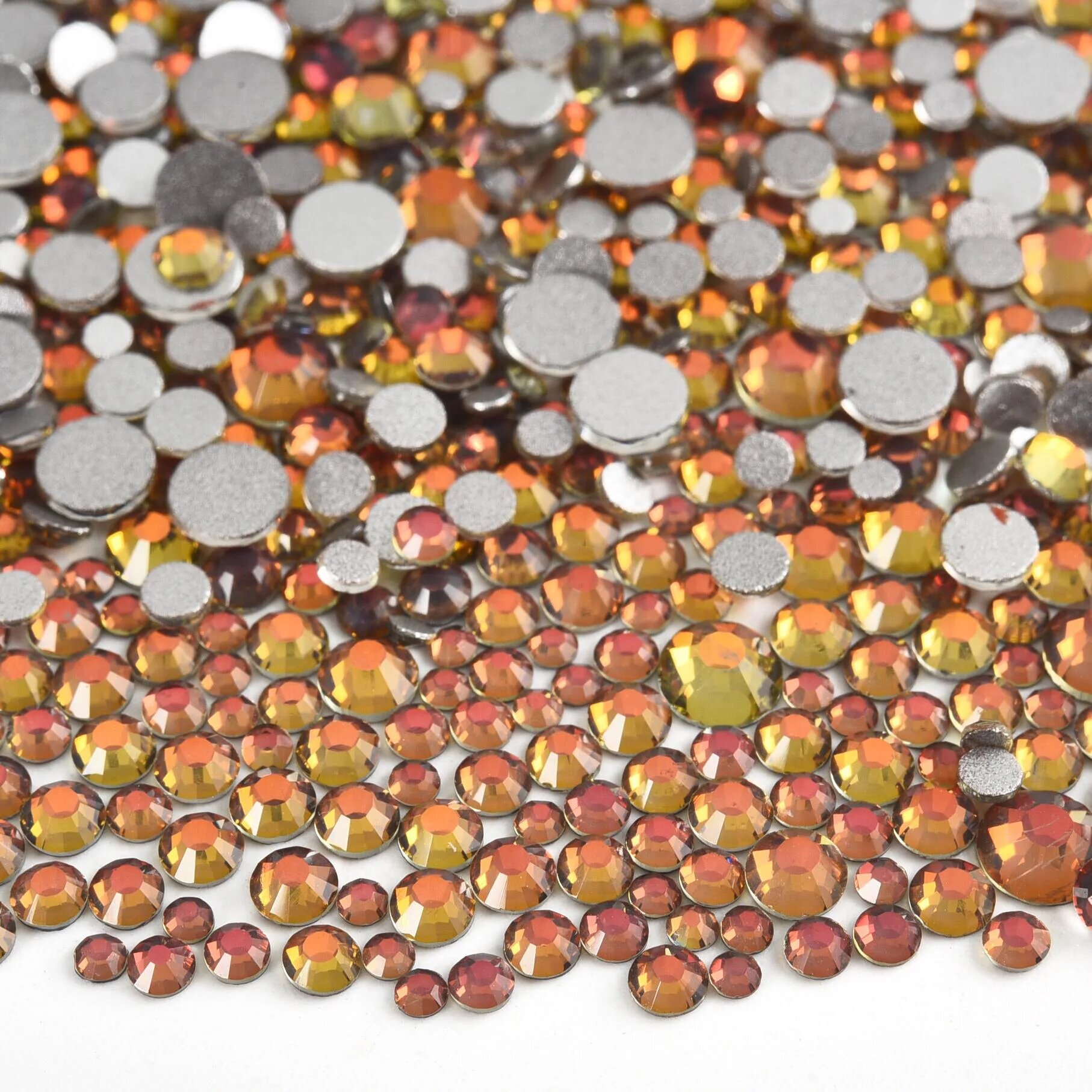 Стразы OLeeya Amber Fire Opal SS6-SS20