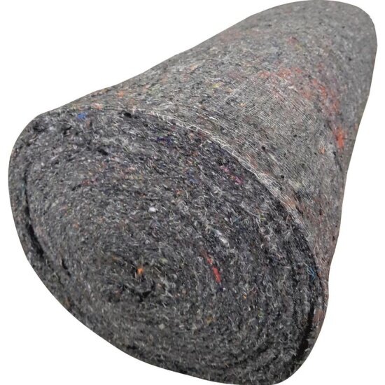 Полотно техническое Комус холстопрошивное серое 155 см х 50 м 170 г/кв. м