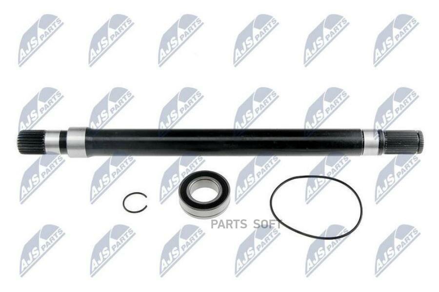 NWPPL001 NTY Вал полуоси Opel Astra H/J Meriva B Vectra C Zafira B (с подш.)