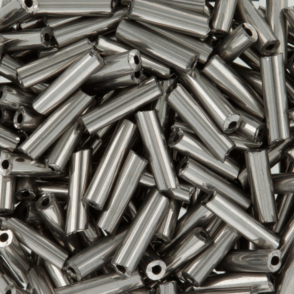 Стеклярус "Zlatka" GG 3" 10 г №0577 черн. никель