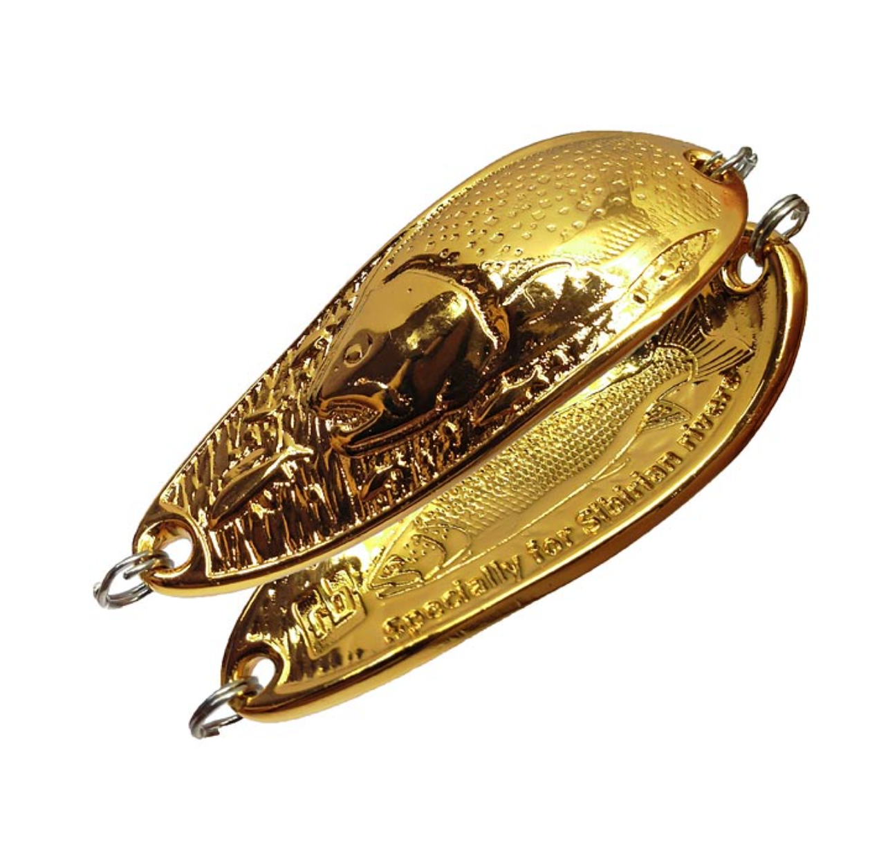 Блесна из латуни RB (Русская Блесна) Лорд 40г -02, латунь/лак, 70mm