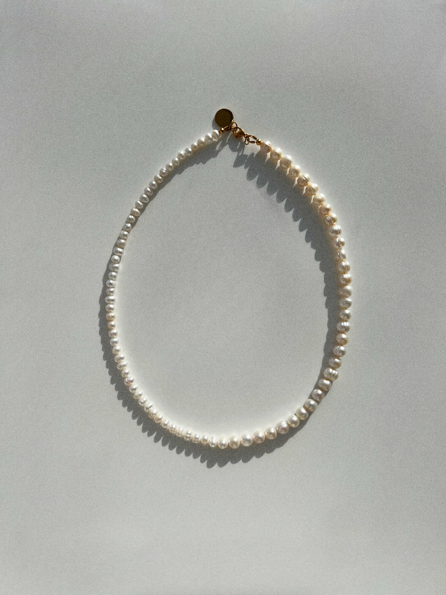 Колье Daily Daisy, металл, жемчуг пресноводный