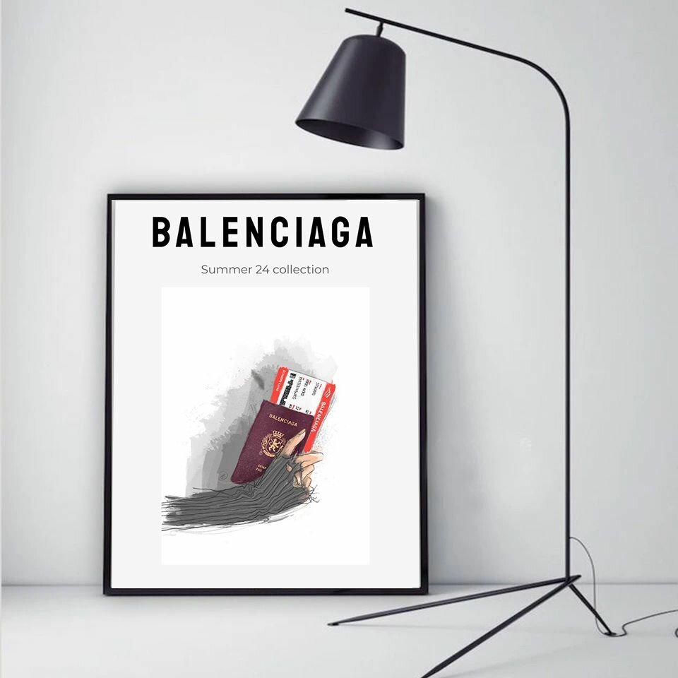 Постер, плакат на стену Balenciaga